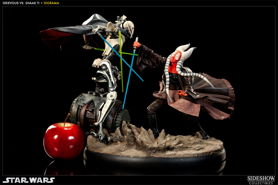 Star Wars General Grievous vs Shaak Ti Diorama Gallery - The Toyark - News