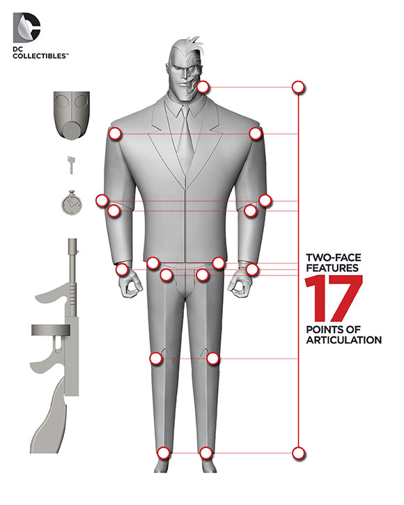 Batman TAS Mr. Freeze and Two Face Figures First Look - The Toyark - News