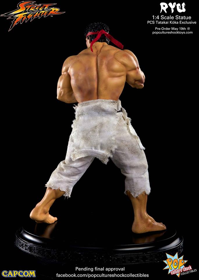 Pop Culture Shock Street Fighter Ryu 1/4 Scale Statue - The Toyark - News
