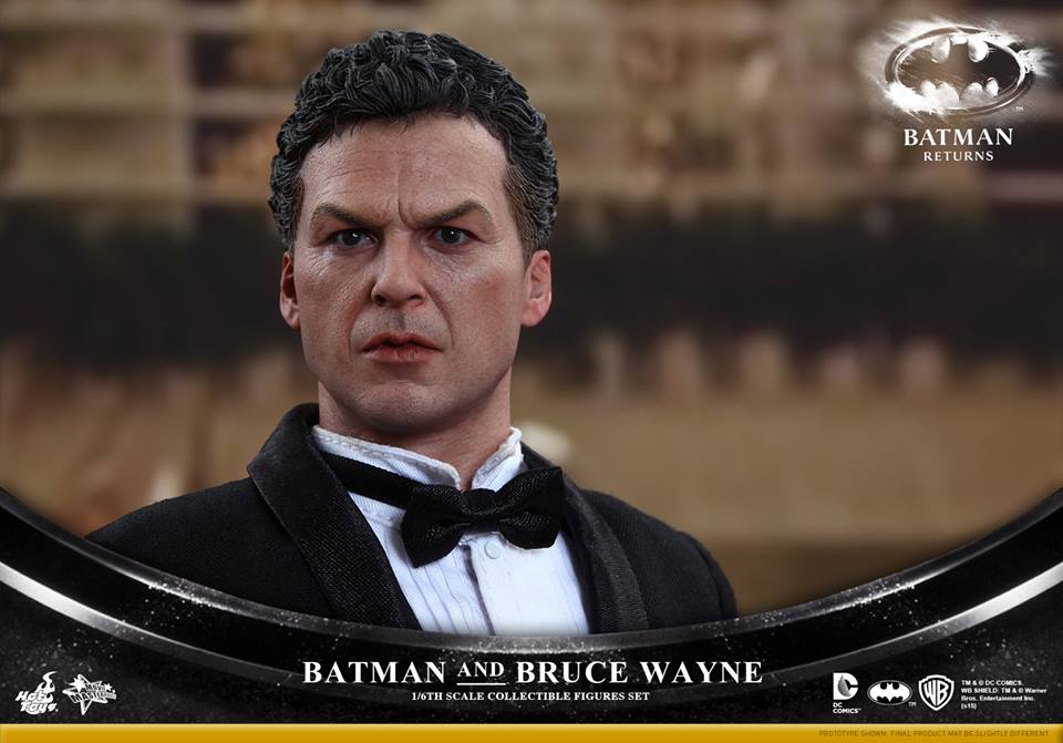 Hot Toys Batman Returns - Batman and Bruce Wayne Figures - The Toyark ...