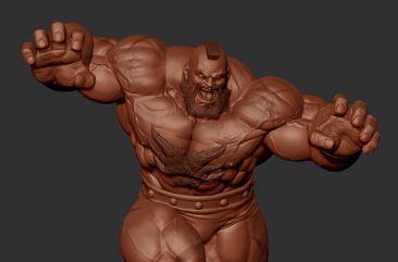 Street Fighter V Zangief Statue Teaser - The Toyark - News