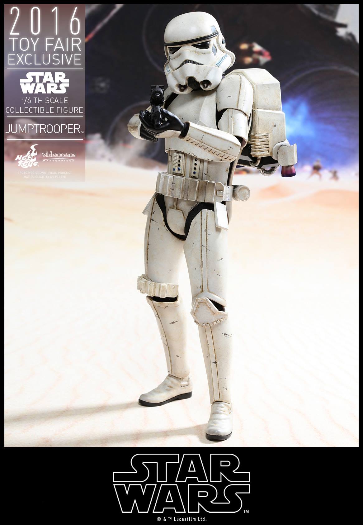2016 Con Exclusive - Star Wars Battlefront Jumptrooper 1/6 Scale Figure ...