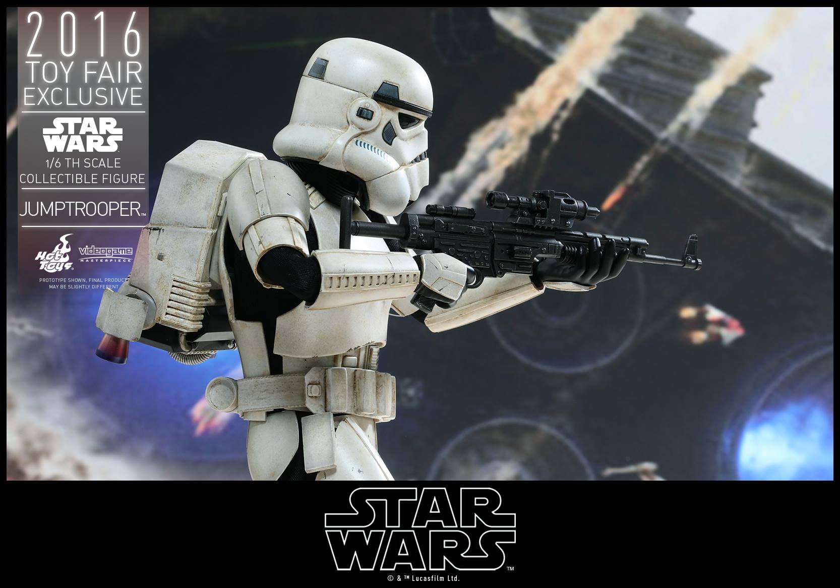 2016 Con Exclusive - Star Wars Battlefront Jumptrooper 1/6 Scale Figure ...