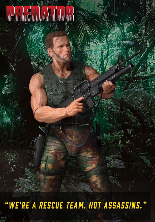 Preview for Predator 30th Anniversary Dutch Figure by NECA - The Toyark ...
