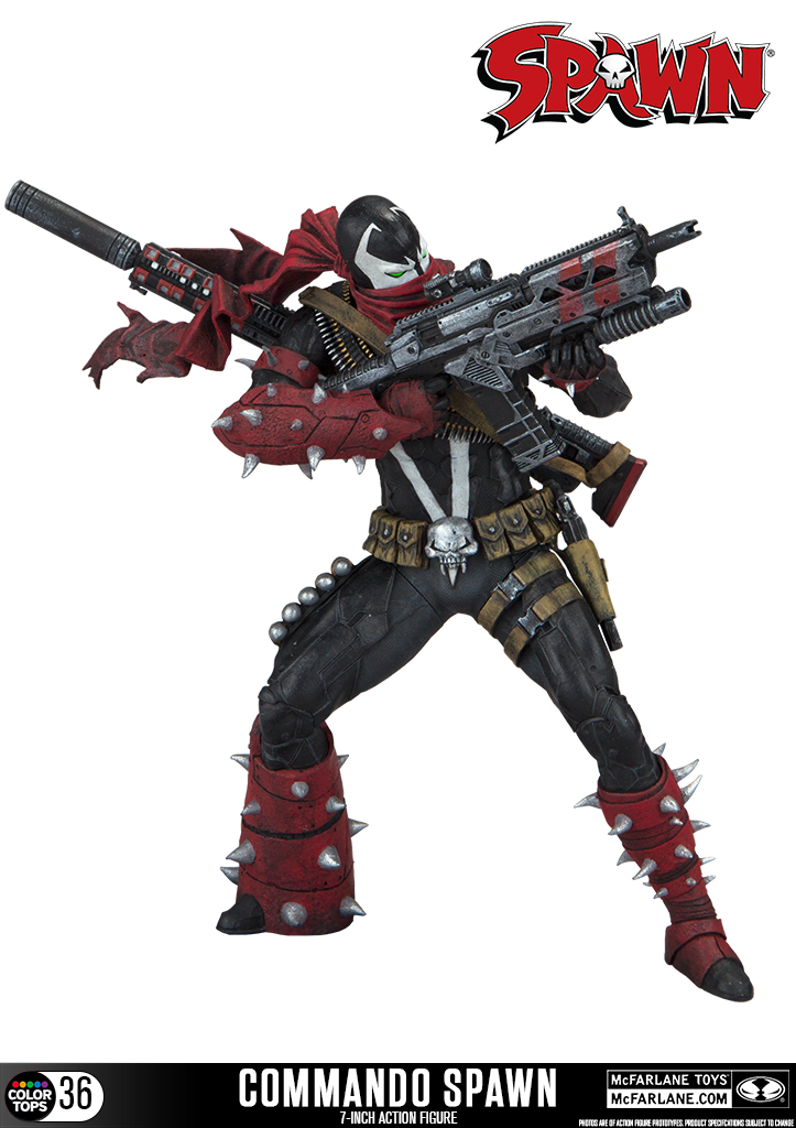 Color Tops Commando Spawn Figure by McFarlane Toys - The Toyark - News