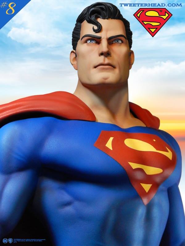 DC Super Powers Collection Superman Statue by Tweeterhead - The Toyark ...