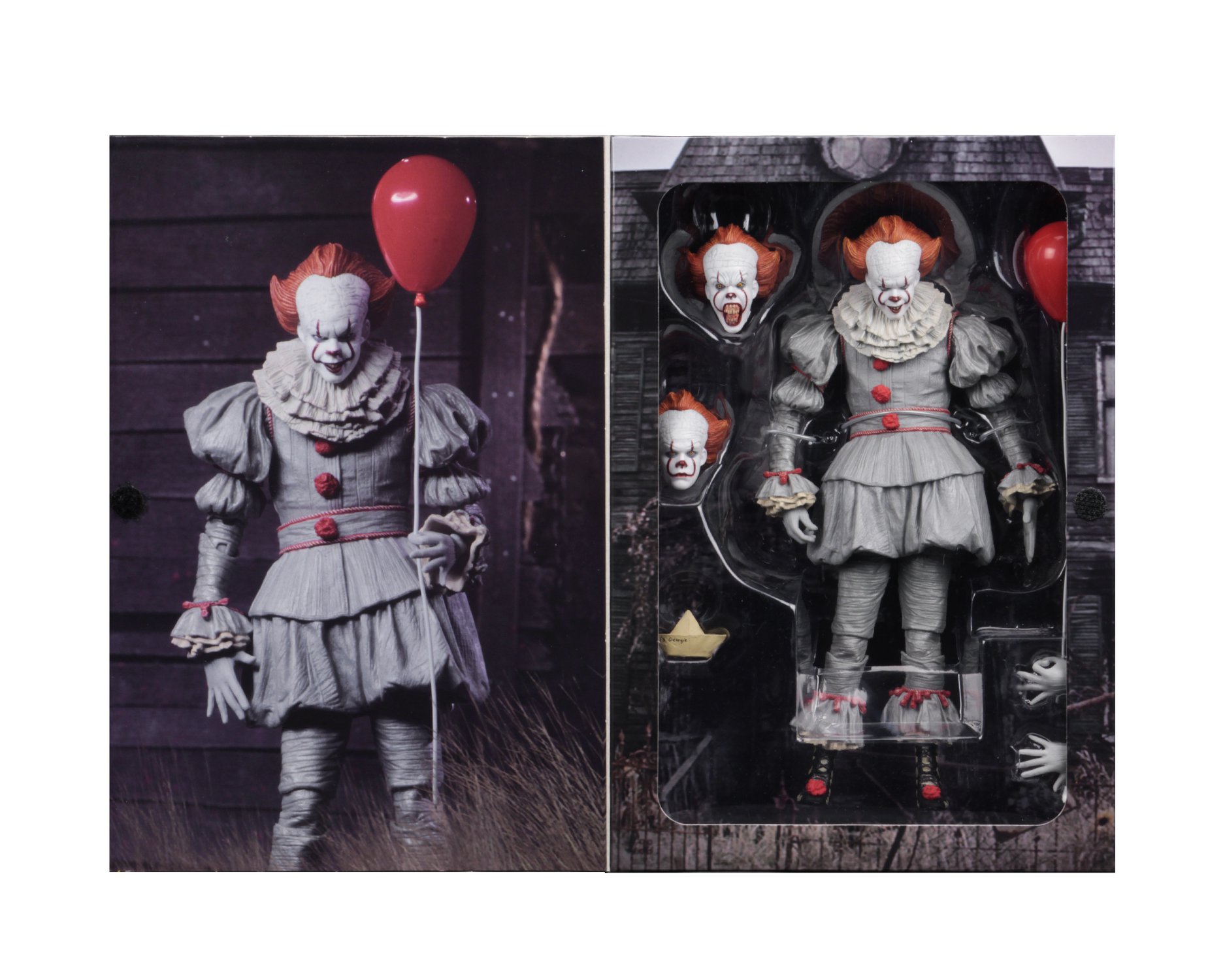 NECA IT 2017 Ultimate Pennywise Figure Packaging - The Toyark - News