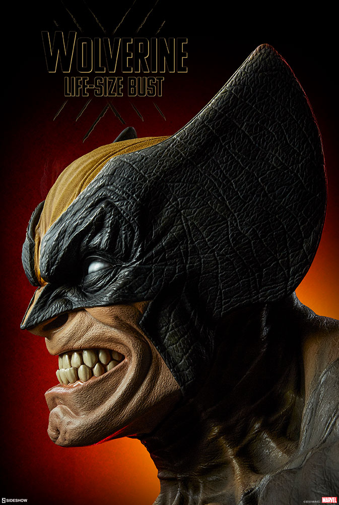 Marvel Comics Wolverine Life Size Bust by Sideshow - The Toyark - News