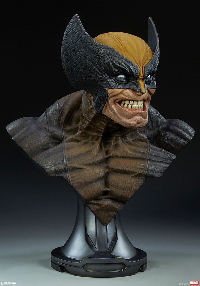 Marvel Comics Wolverine Life Size Bust by Sideshow - The Toyark - News