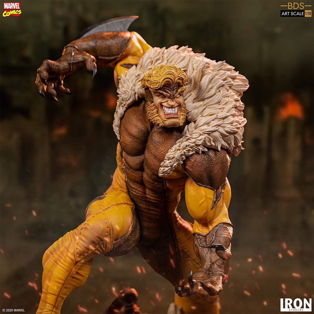 Marvel Comics – Sabretooth Statue by Iron Studios - The Toyark - News