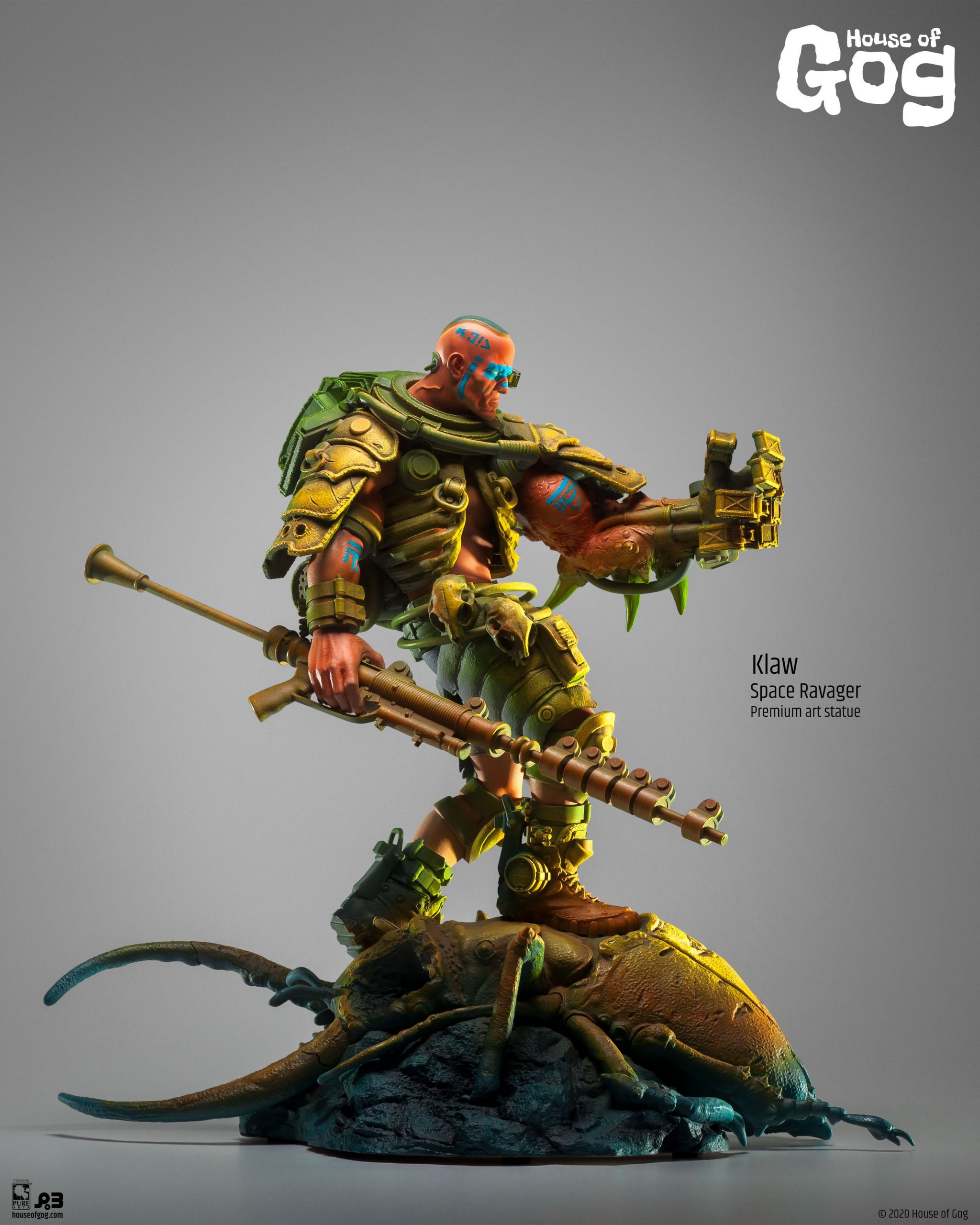 KLAW, The Space Ravager Statue by House of Gog - The Toyark - News