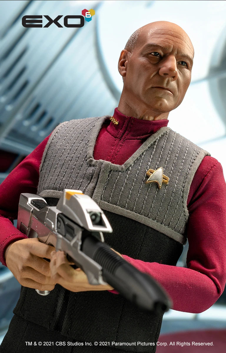 Star Trek: First Contact - Captain Jean-Luc Picard 1/6 Scale Figure by ...