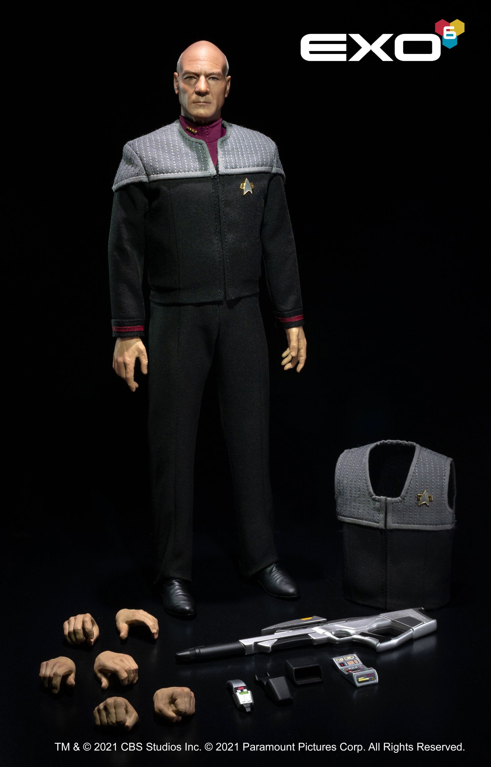 Star Trek: First Contact - Captain Jean-Luc Picard 1/6 Scale Figure by ...