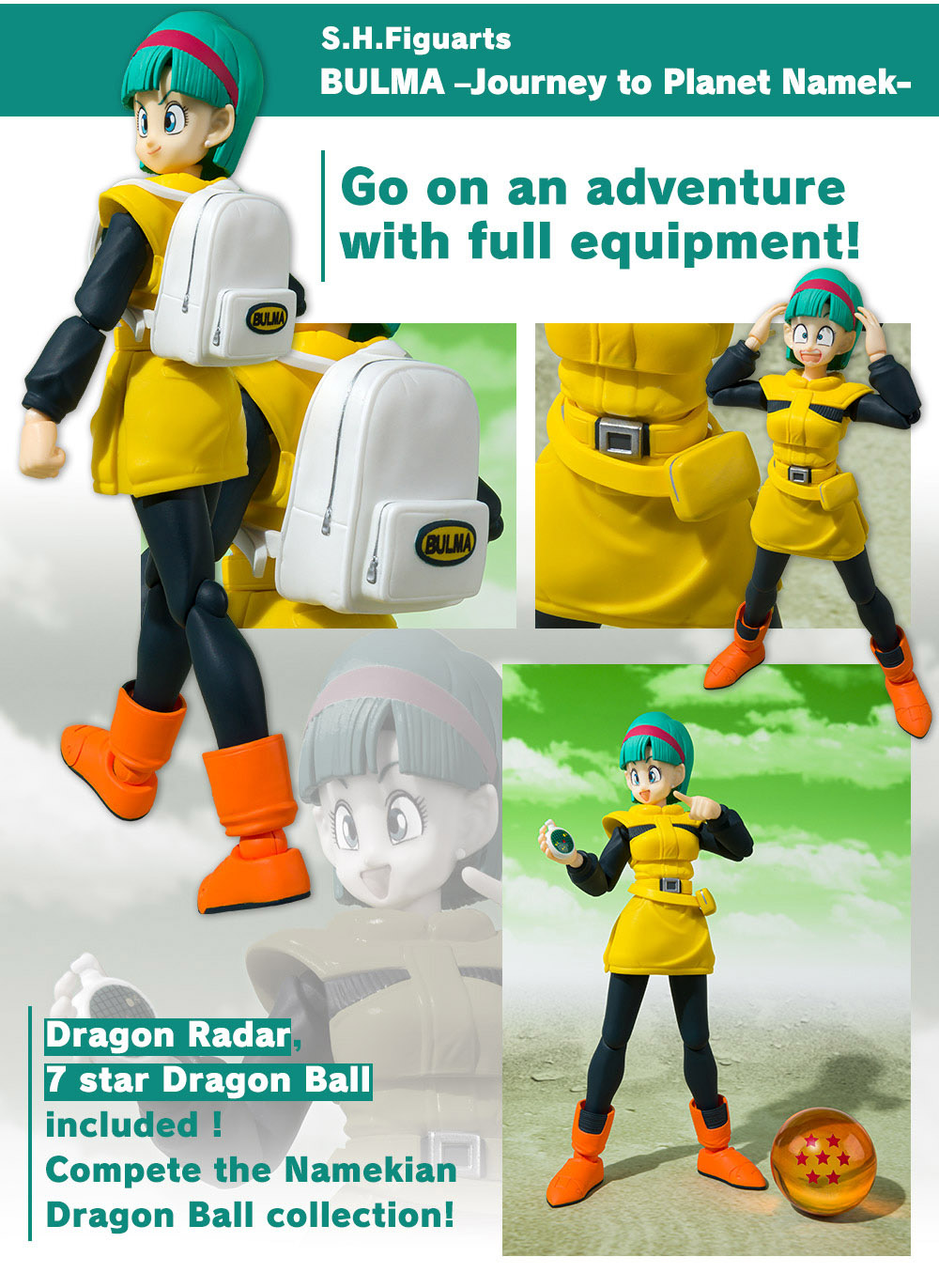 S.H. Figuarts Dragonball Z Namek Bulma Revealed - Premium Bandai ...