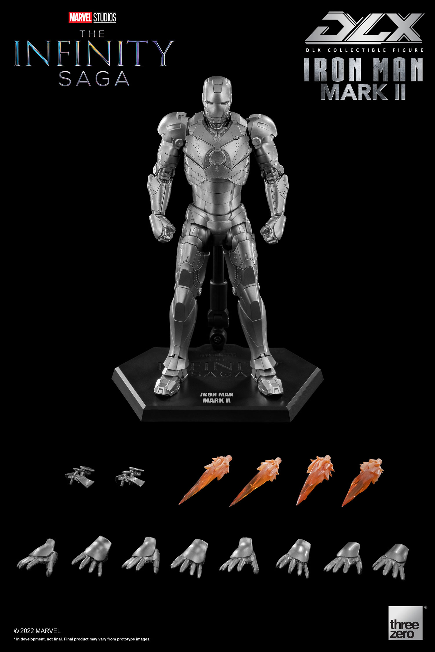 Threezero Infinity Saga DLX Iron Man Mark II - The Toyark - News