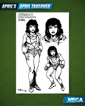 TMNT - New Mirage Comics April O'Neil Announced by NECA - The Toyark - News
