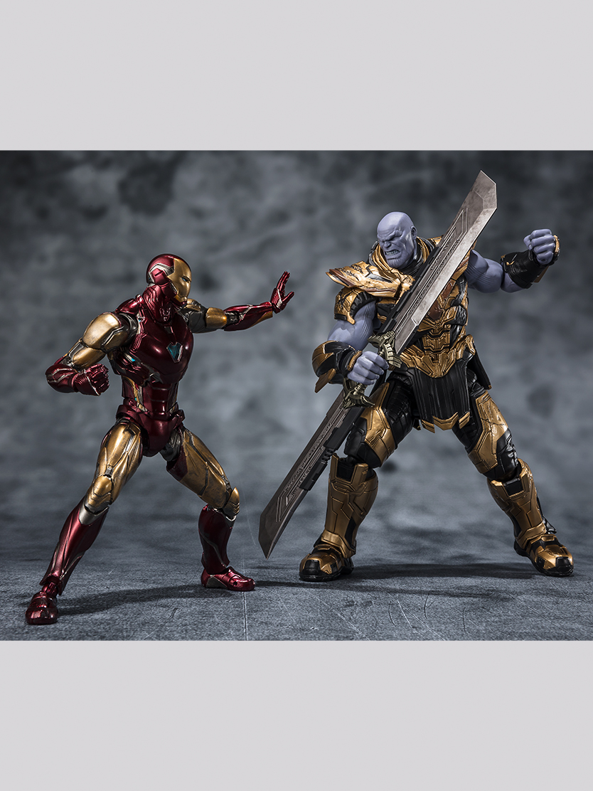 S.H. Figuarts Marvel - Iron Man Mk 85 and Thanos 5 Years Later Editions - The Toyark - News