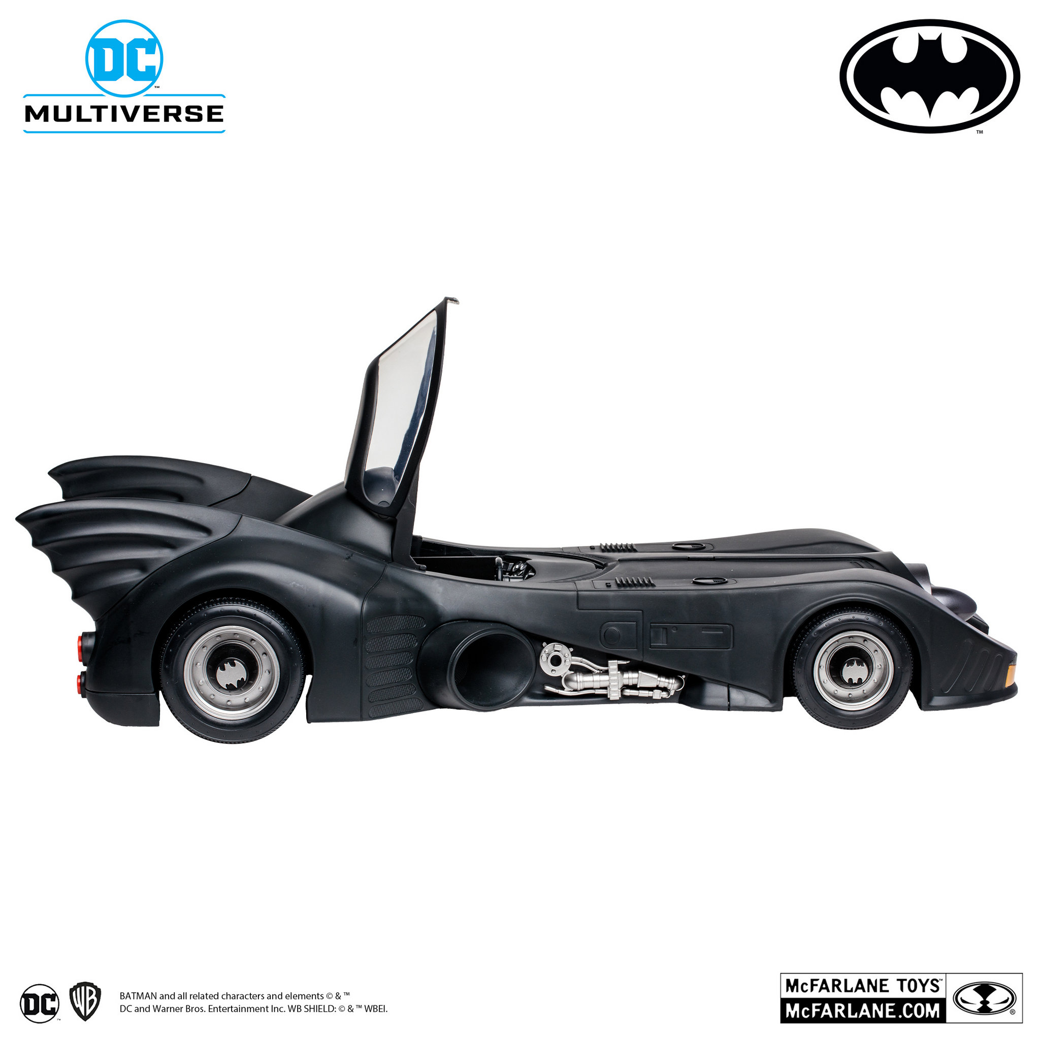 DC Multiverse Batman 89 Batmobile & Batman Gold Label Exclusive Live ...
