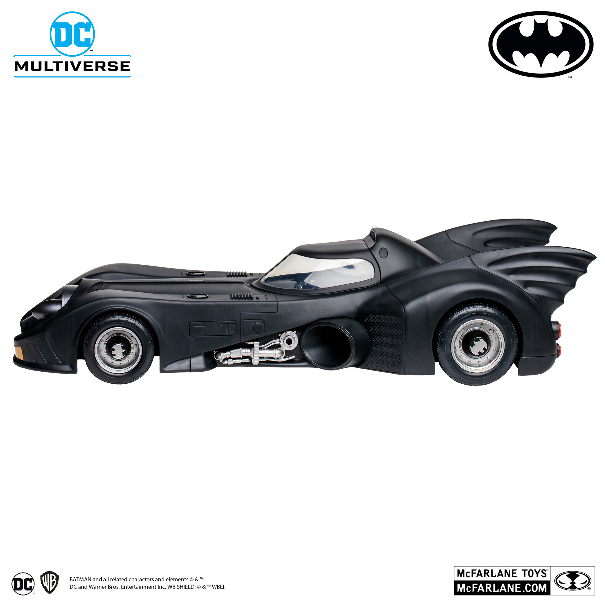 DC Multiverse Batman 89 Batmobile & Batman Gold Label Exclusive Live ...