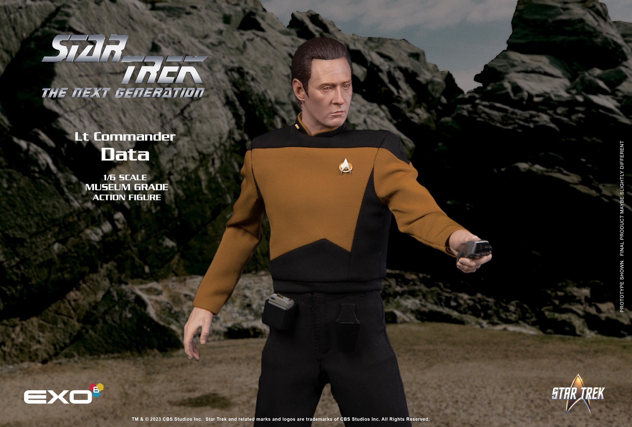 Star Trek: The Next Generation - Lt. Commander Data Figure by EXO-6 ...