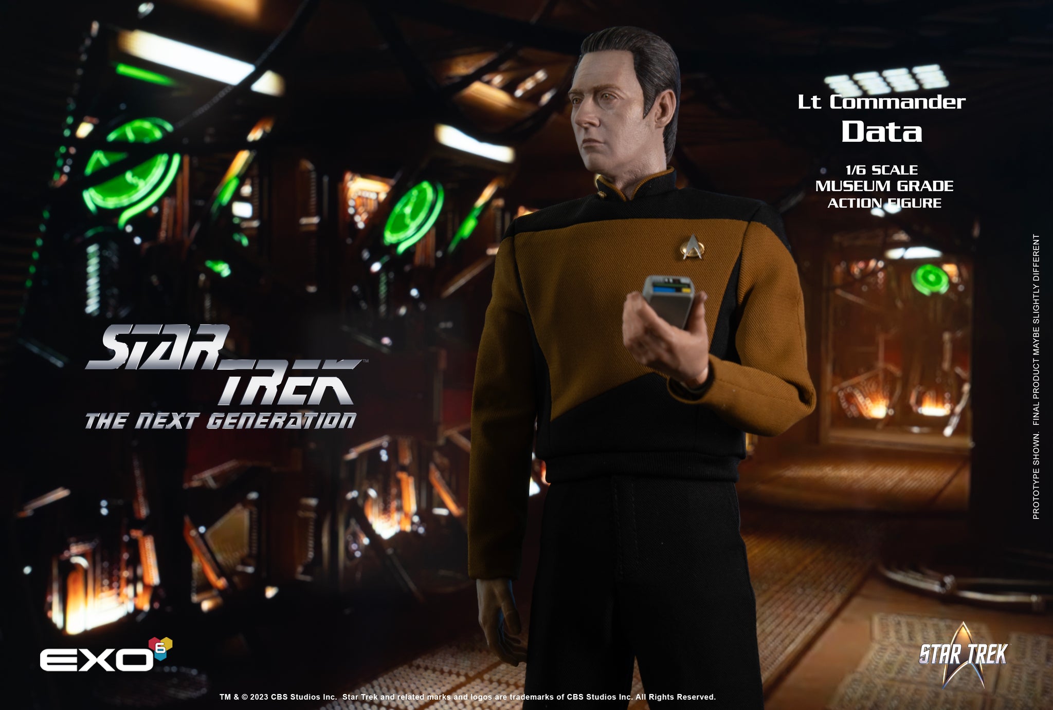 Star Trek: The Next Generation - Lt. Commander Data Figure by EXO-6 - The Toyark - News