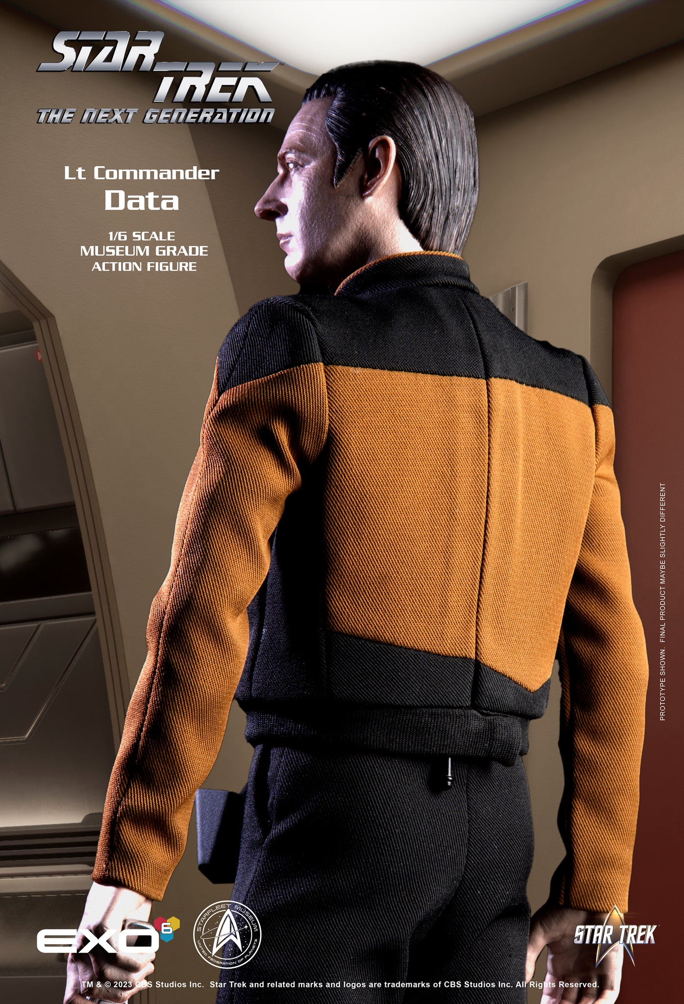 Star Trek: The Next Generation - Lt. Commander Data Figure by EXO-6 ...