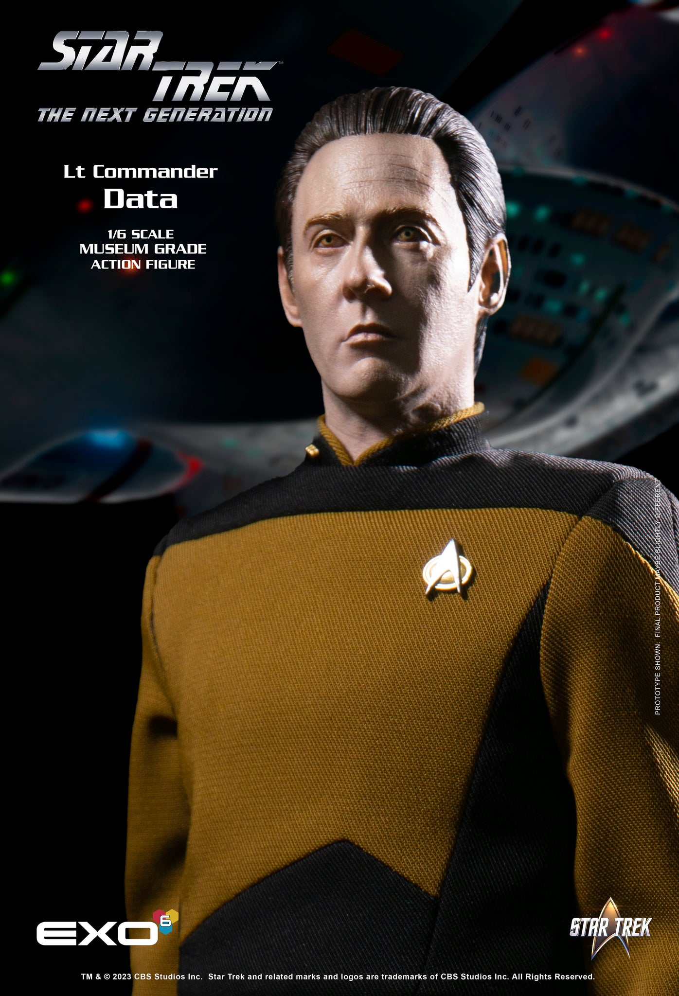 Star Trek: The Next Generation - Lt. Commander Data Figure by EXO-6 ...
