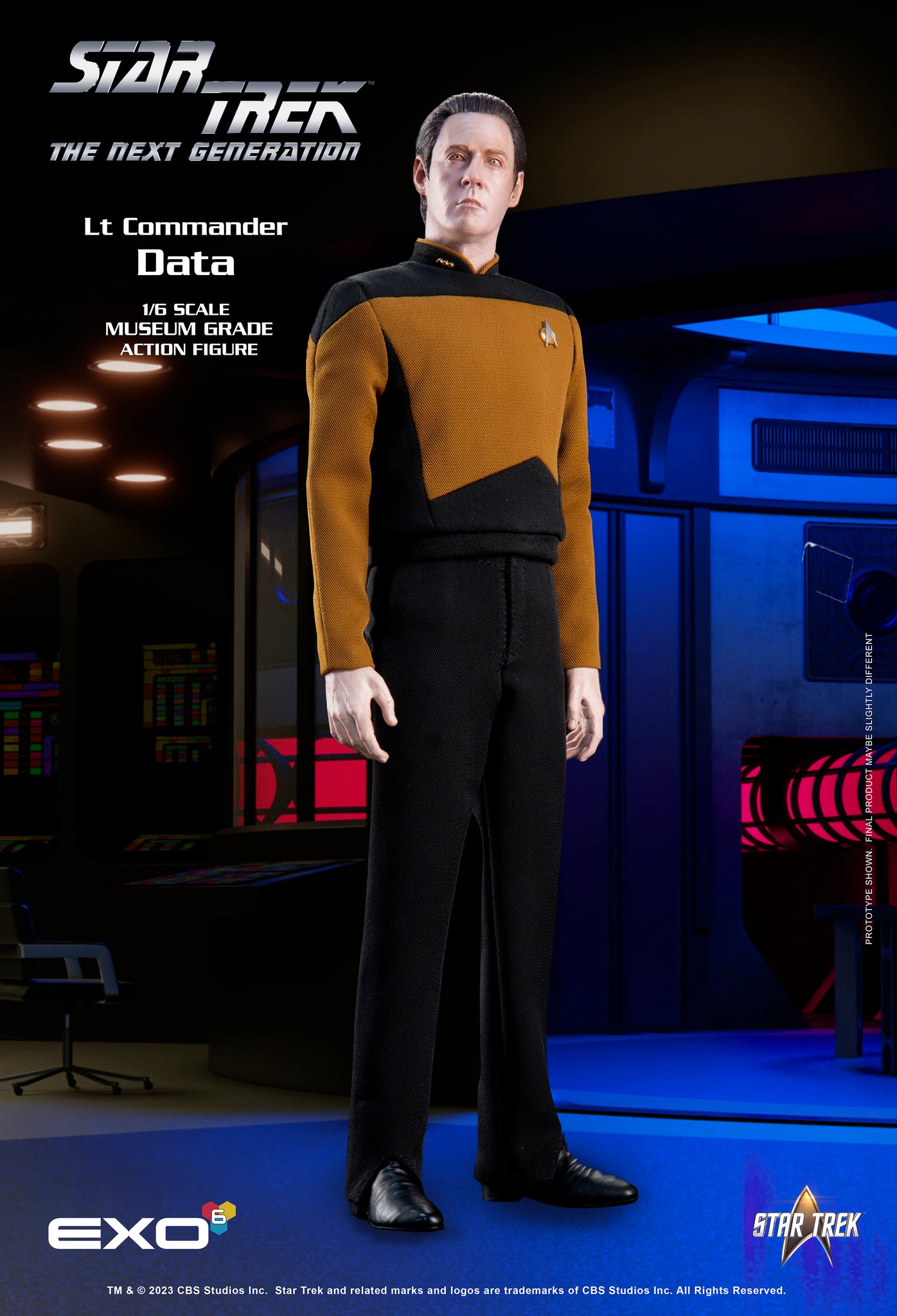 Star Trek: The Next Generation - Lt. Commander Data Figure by EXO-6 ...