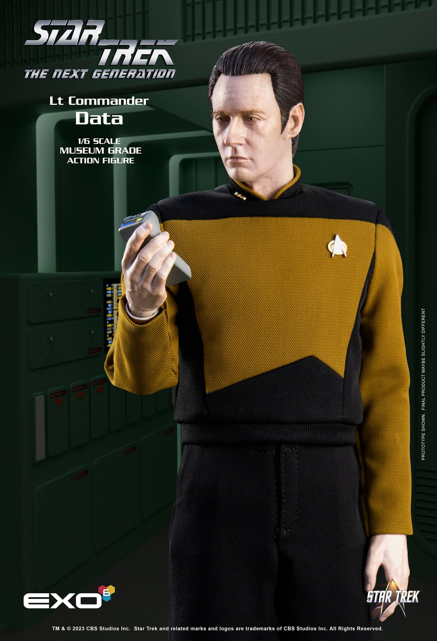 Star Trek: The Next Generation - Lt. Commander Data Figure by EXO-6 ...