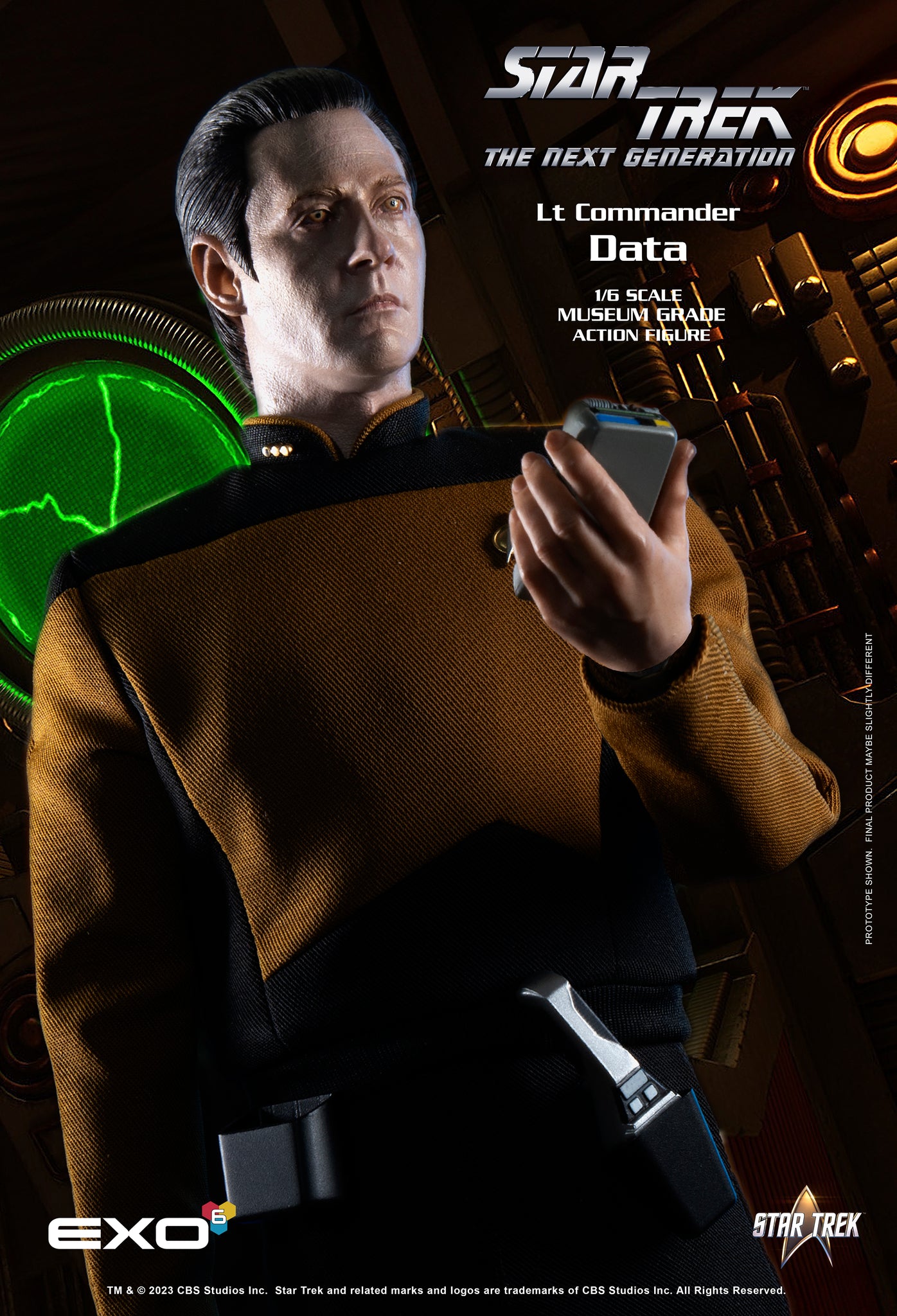 Star Trek: The Next Generation - Lt. Commander Data Figure by EXO-6 ...