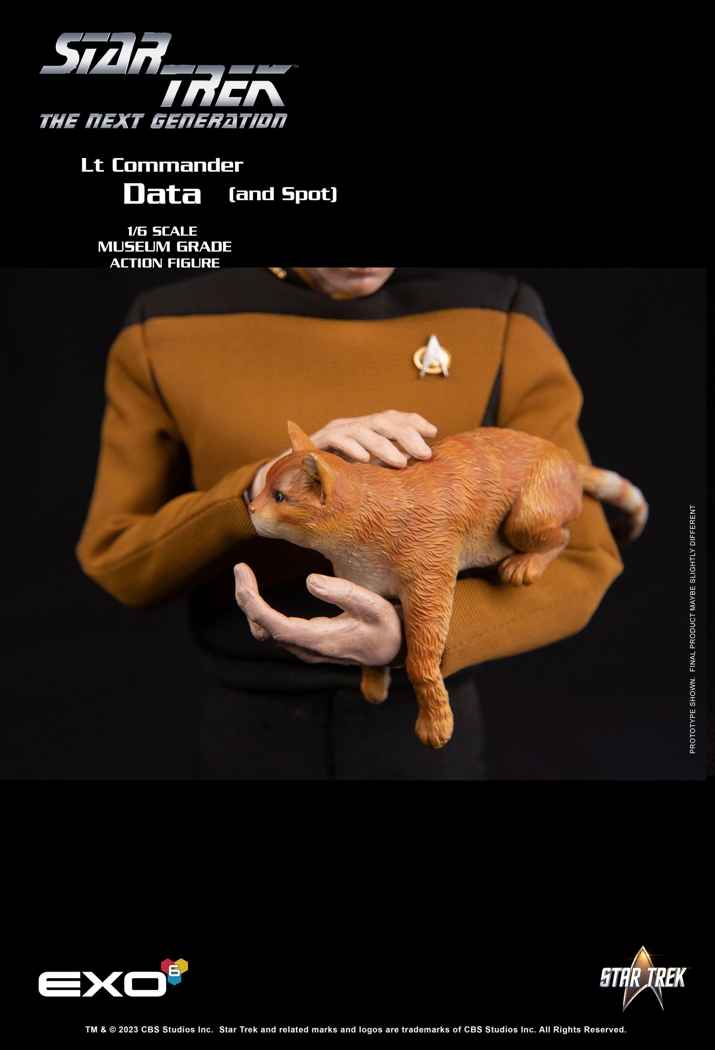 Star Trek: The Next Generation - Lt. Commander Data Figure by EXO-6 ...