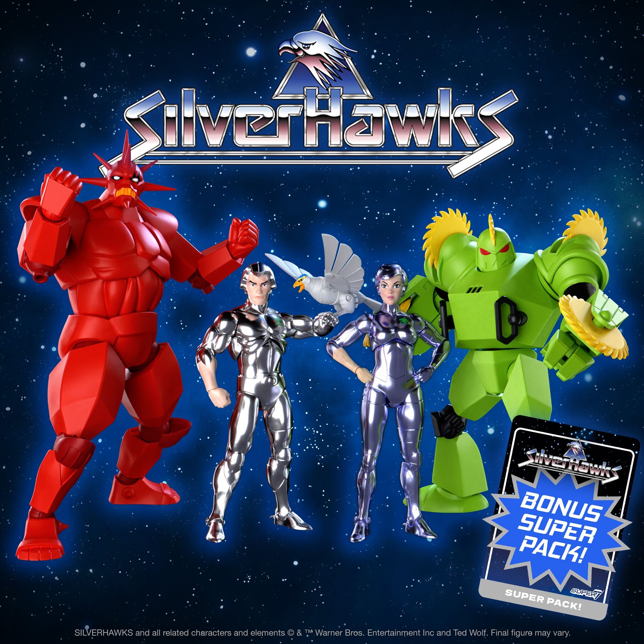 Silverhawks Ultimates Wave 4 - Toy Colors and Vac Metal! - The Toyark ...