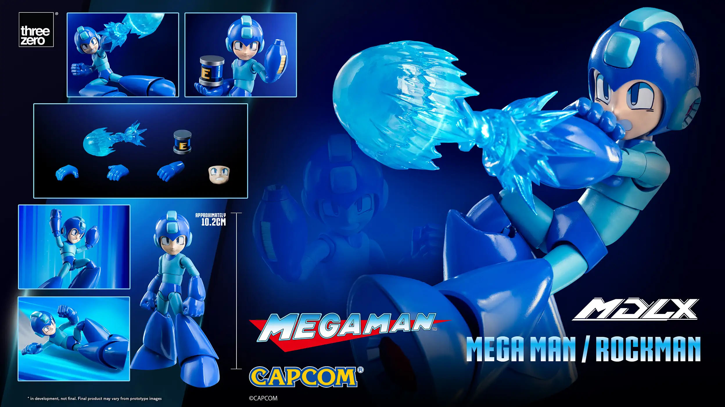 ThreeZero MDLX Mega Man Figure - The Toyark - News