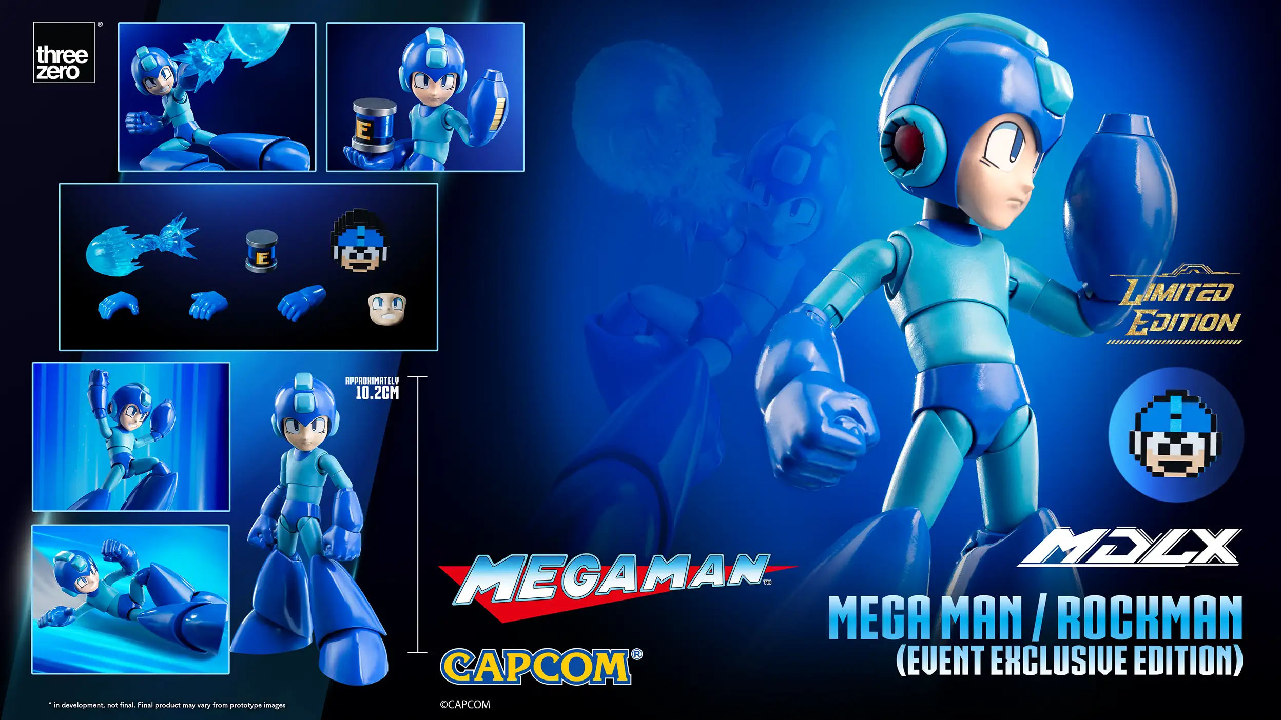 ThreeZero MDLX Mega Man Figure - The Toyark - News