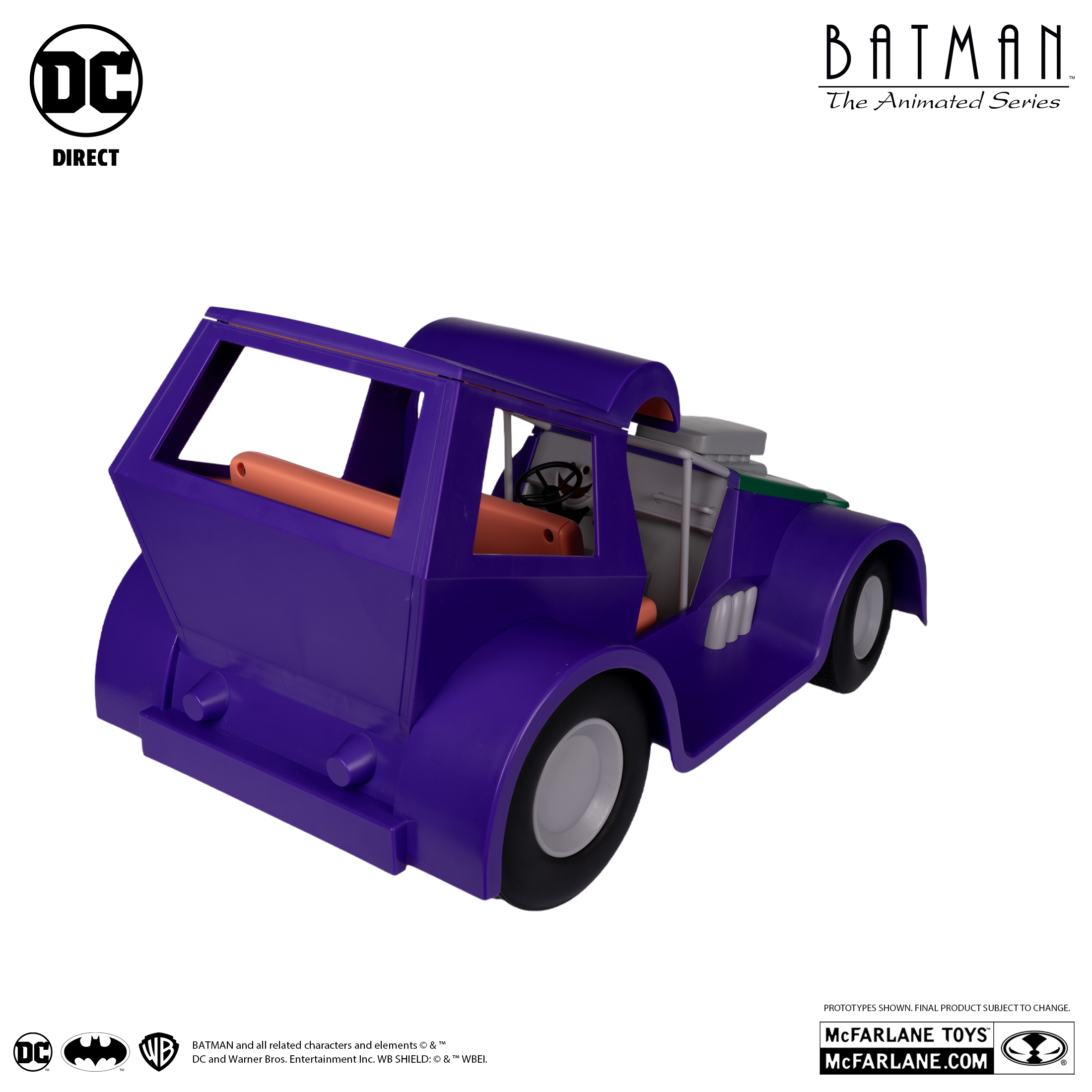 McFarlane Batman Animated Jokermobile Live - The Toyark - News