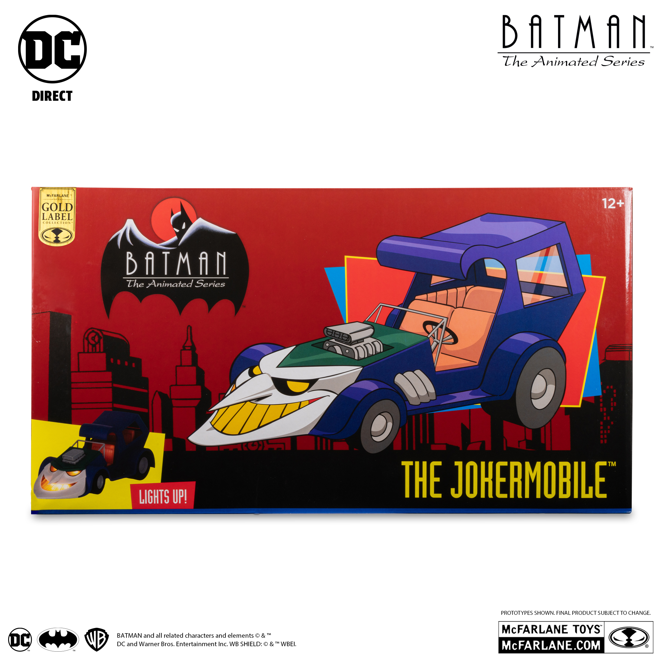 McFarlane Batman Animated Jokermobile Live - The Toyark - News