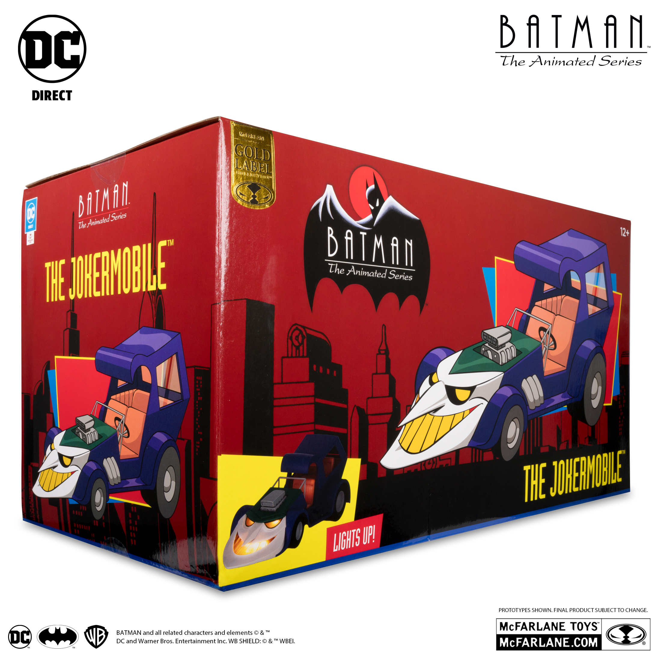 McFarlane Batman Animated Jokermobile Live - The Toyark - News