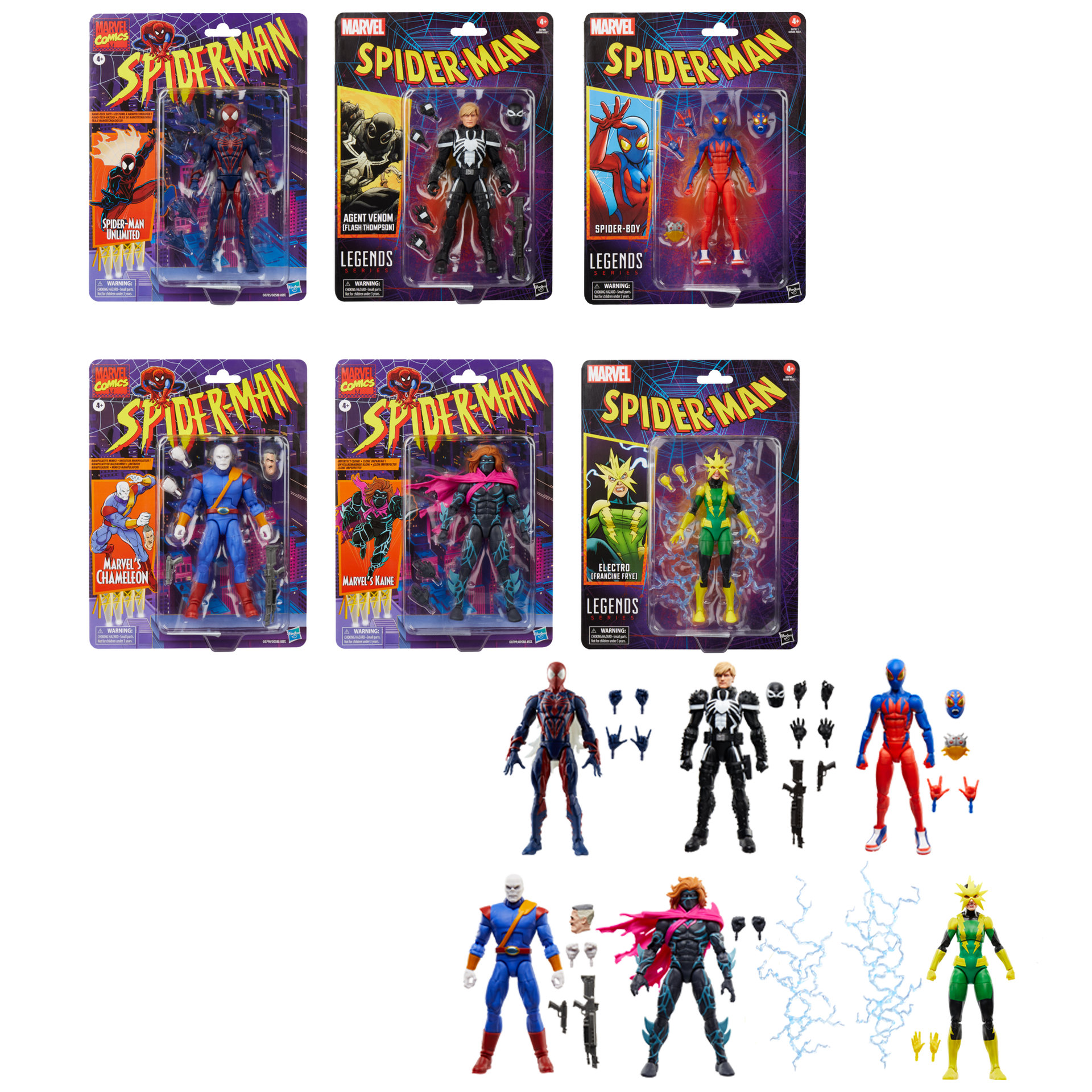 Marvel Legends Spider-Man Retro Card 2025 Wave 1 - The Toyark - News