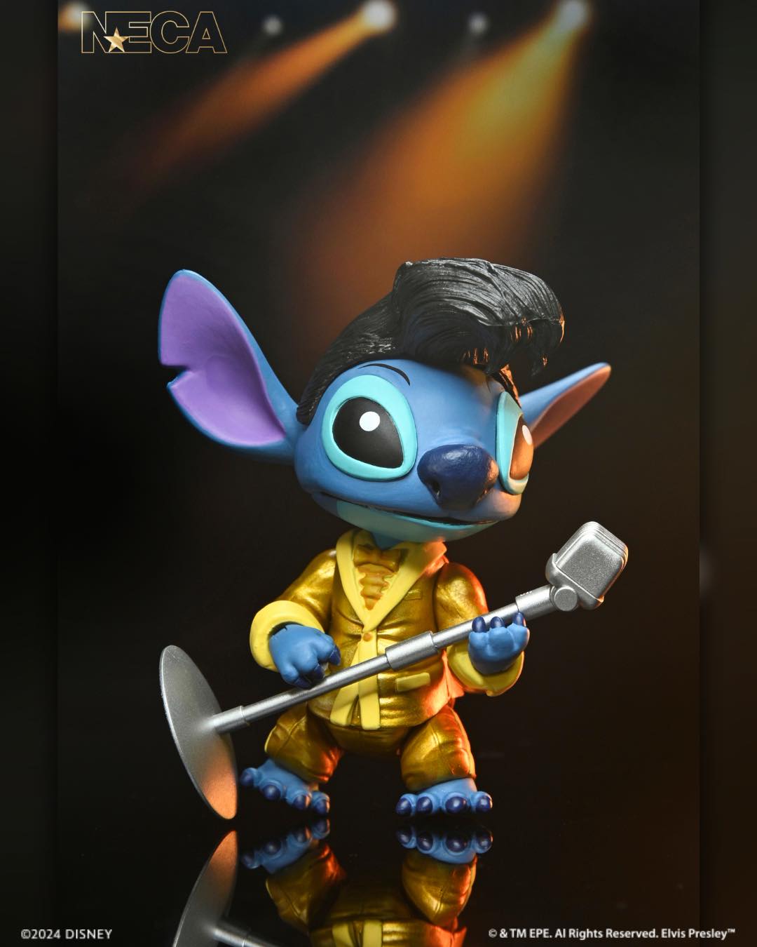 Disney's Gold Suit Elvis Stitch by NECA - The Toyark - News