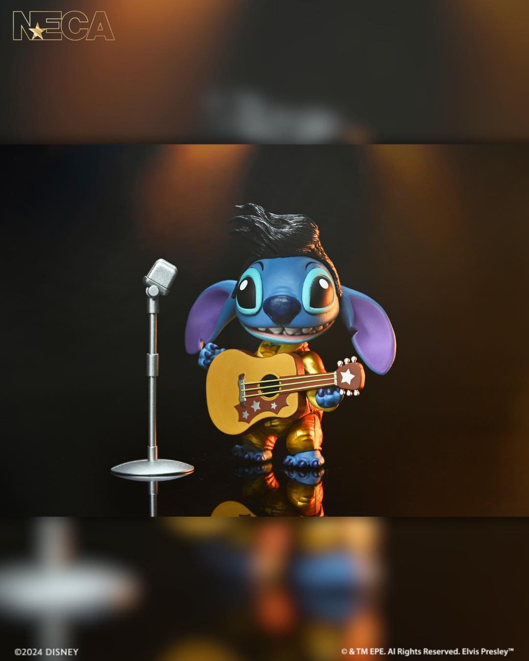 Disney's Gold Suit Elvis Stitch by NECA - The Toyark - News