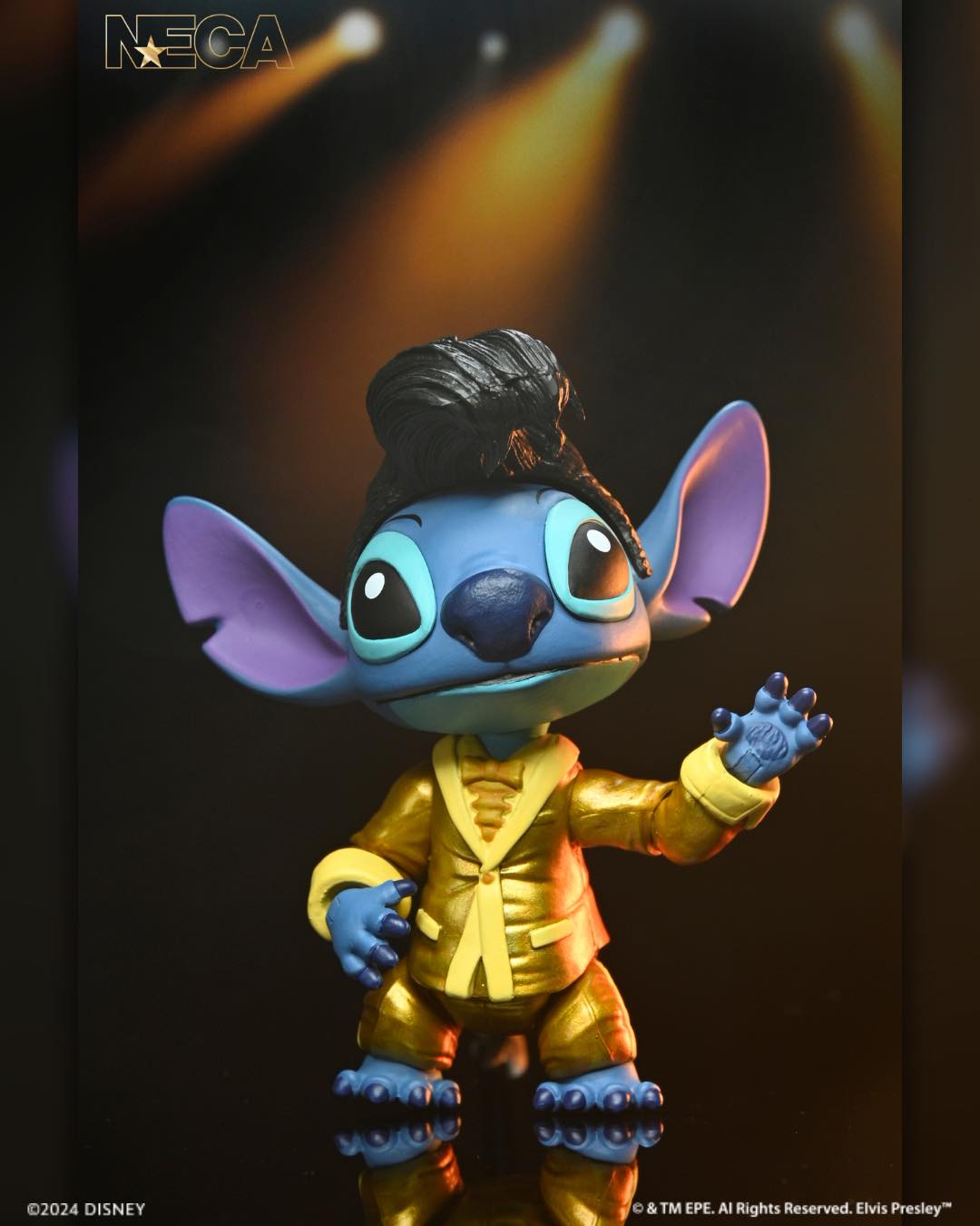 Disney's Gold Suit Elvis Stitch by NECA - The Toyark - News