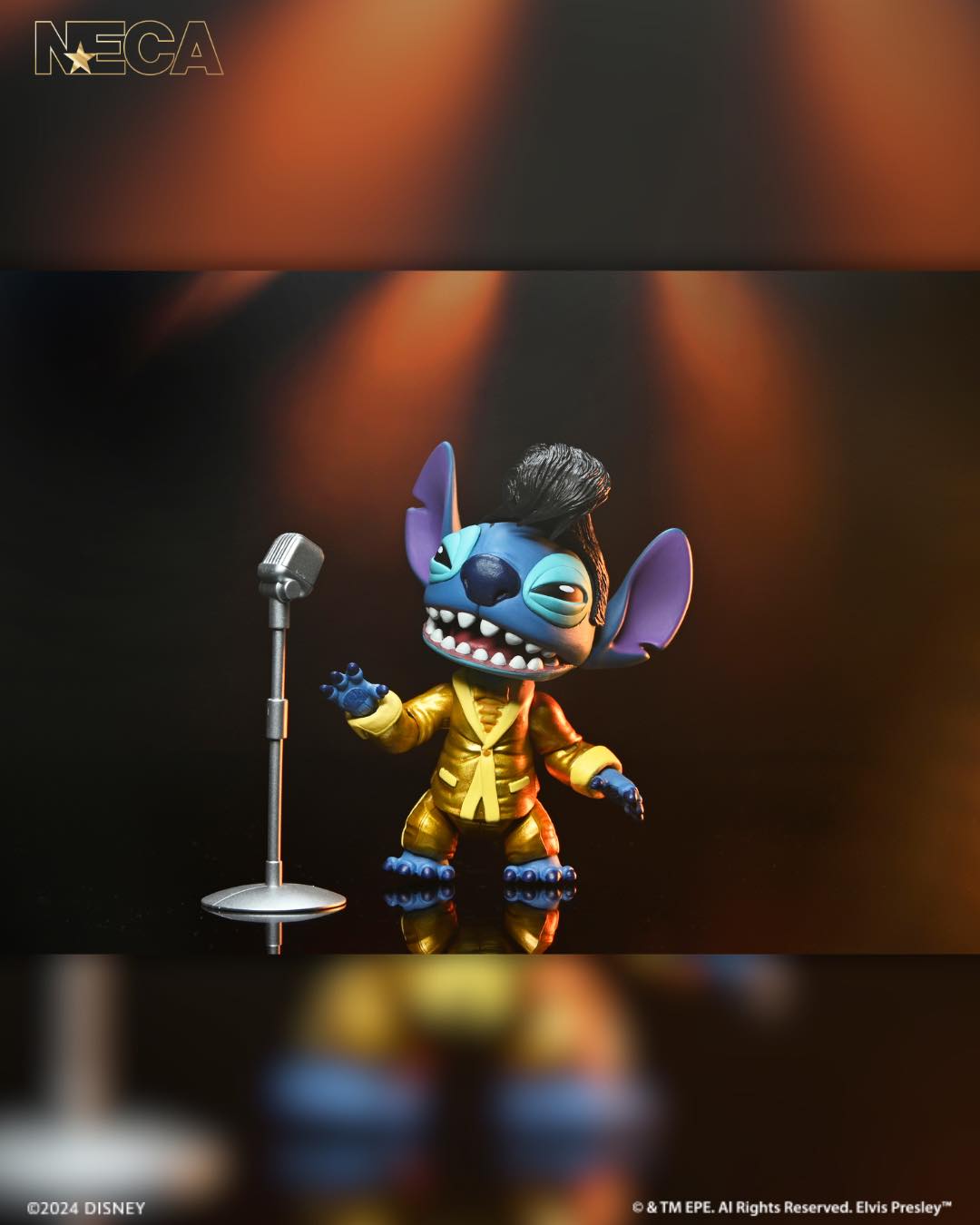 Disney's Gold Suit Elvis Stitch by NECA - The Toyark - News
