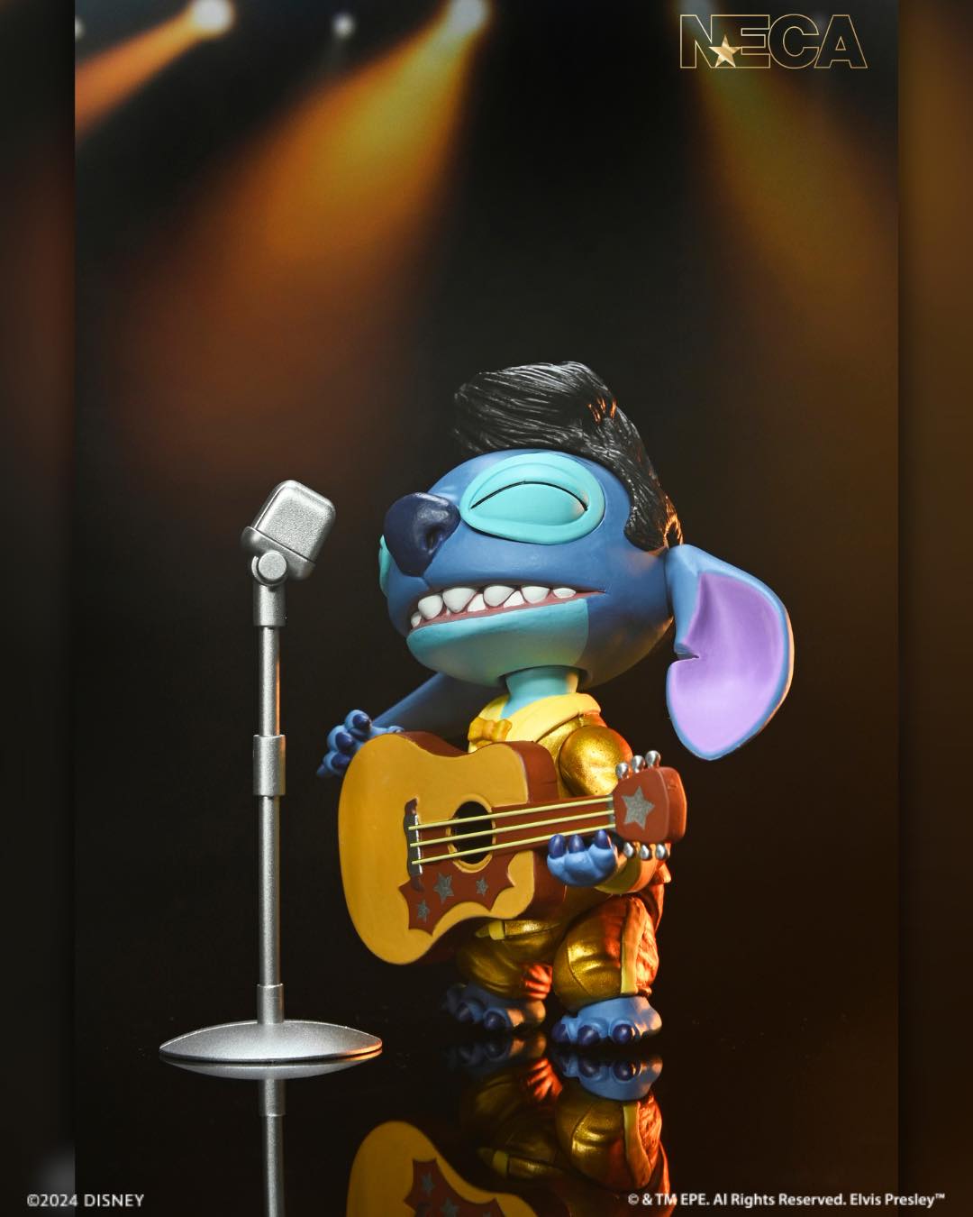 Disney's Gold Suit Elvis Stitch by NECA - The Toyark - News