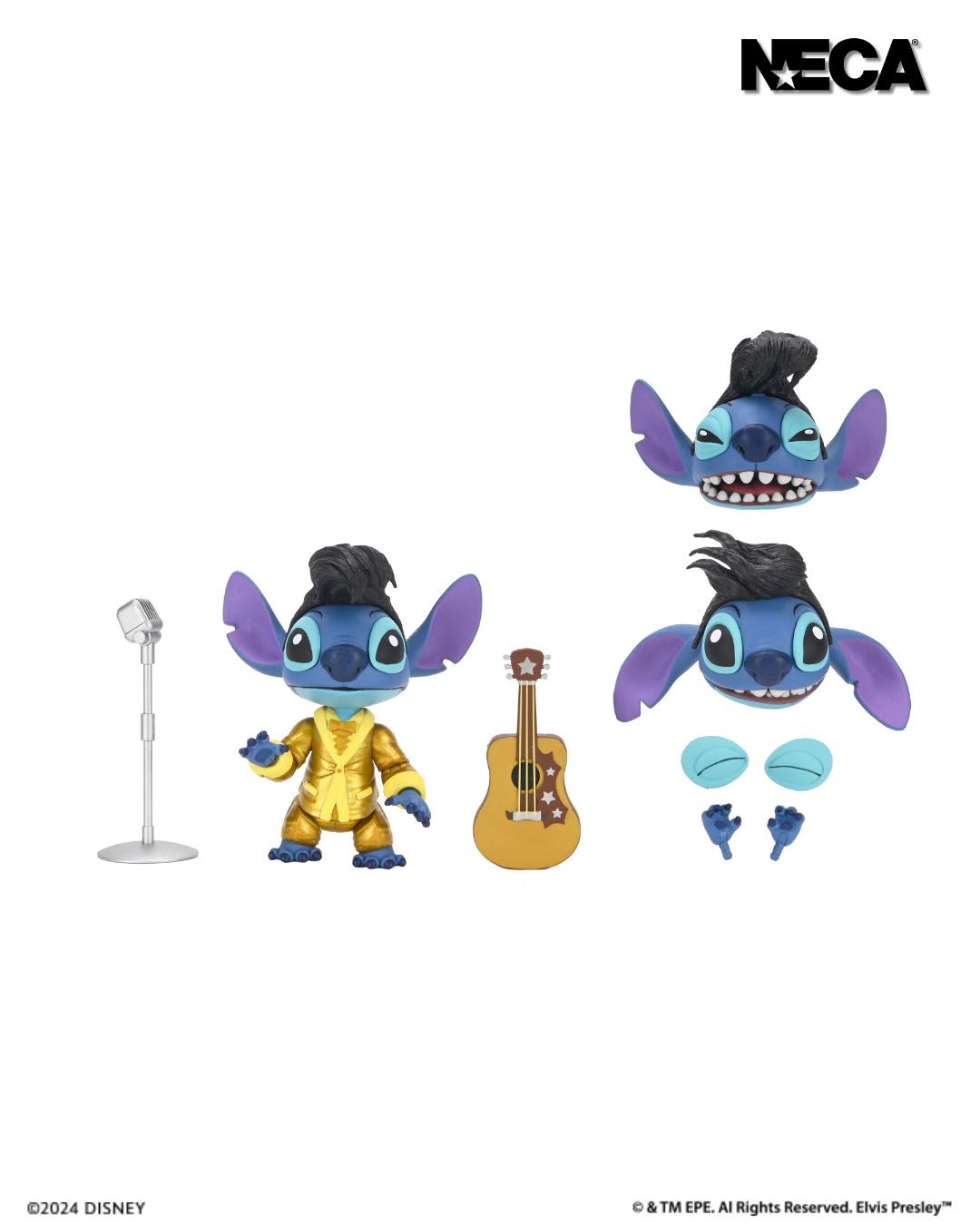 Disney's Gold Suit Elvis Stitch by NECA - The Toyark - News