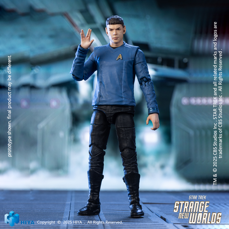 Star Trek: Strange New Worlds - Captain Pike and Spock Figures by Hiya Toys - The Toyark - News