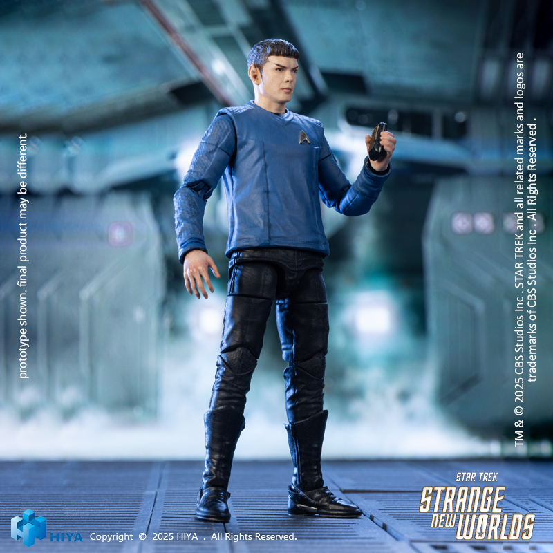 Star Trek: Strange New Worlds - Captain Pike and Spock Figures by Hiya Toys - The Toyark - News