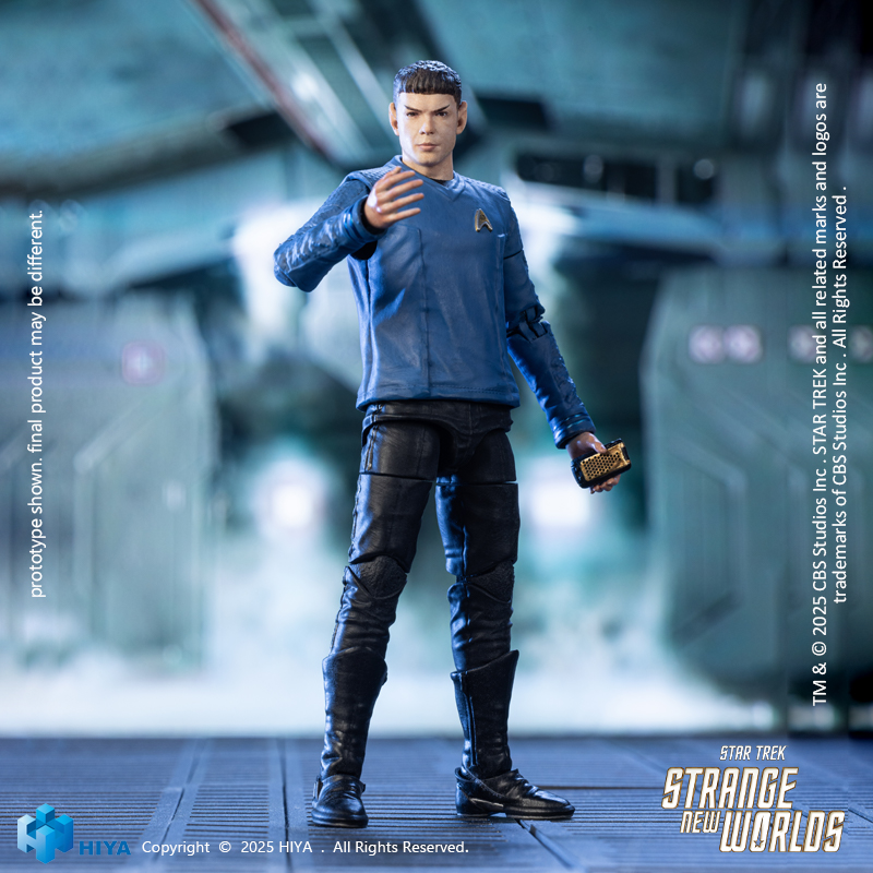 Star Trek: Strange New Worlds - Captain Pike and Spock Figures by Hiya Toys - The Toyark - News