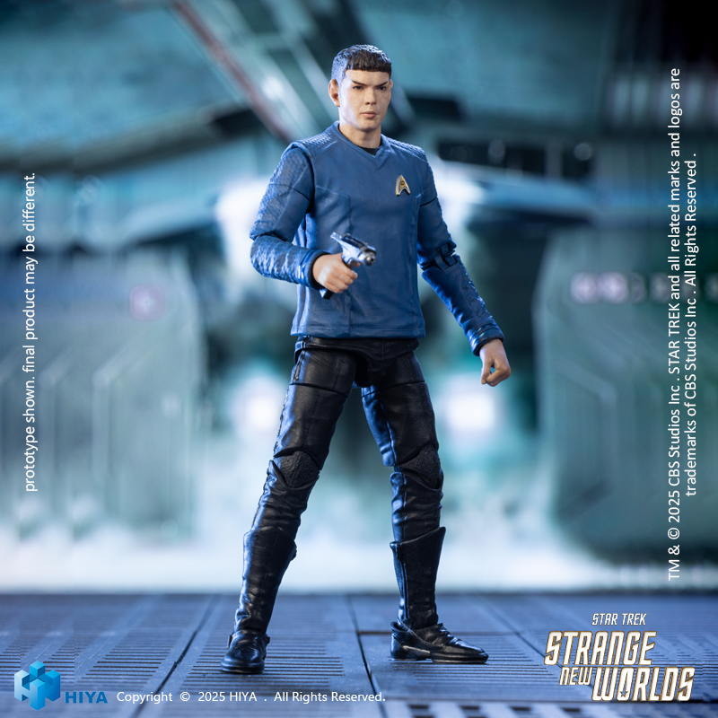 Star Trek: Strange New Worlds - Captain Pike and Spock Figures by Hiya Toys - The Toyark - News