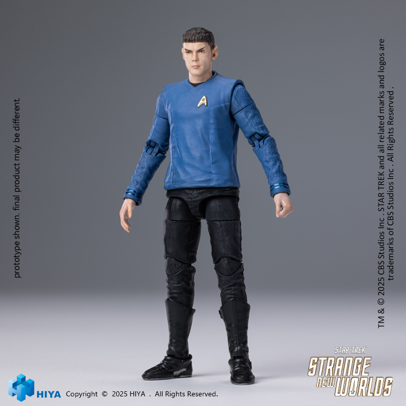 Star Trek: Strange New Worlds - Captain Pike and Spock Figures by Hiya Toys - The Toyark - News