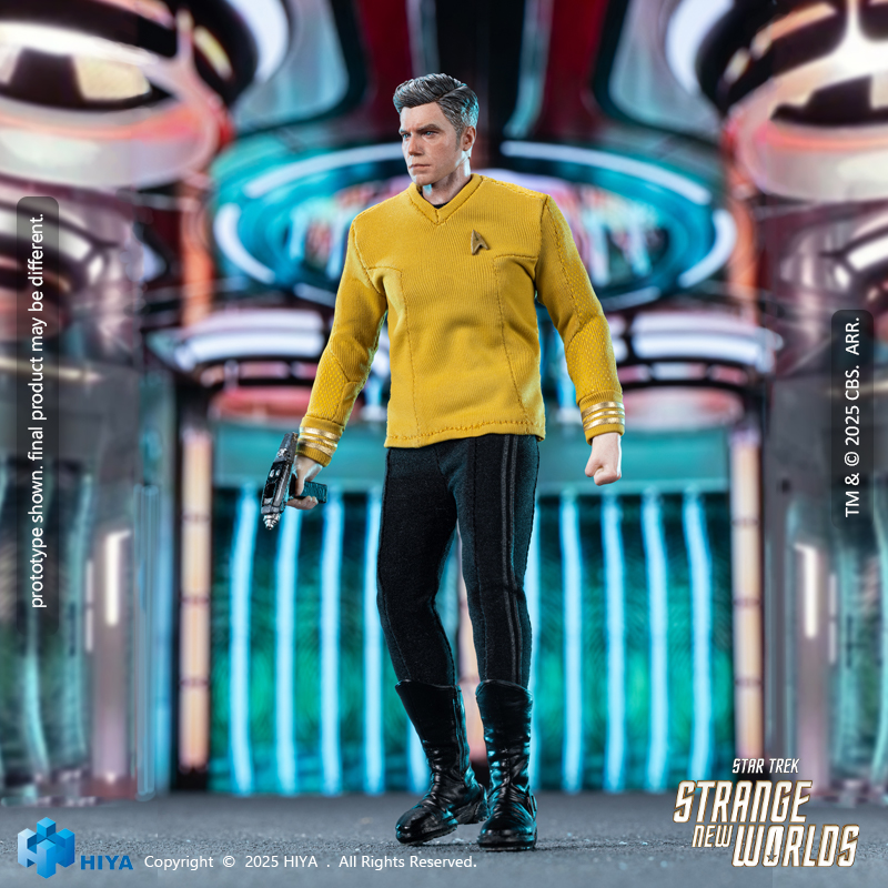 Star Trek: Strange New Worlds - Captain Pike and Spock Figures by Hiya ...